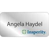 1 1/2" x 3" Insperity Logo Badge SILVER